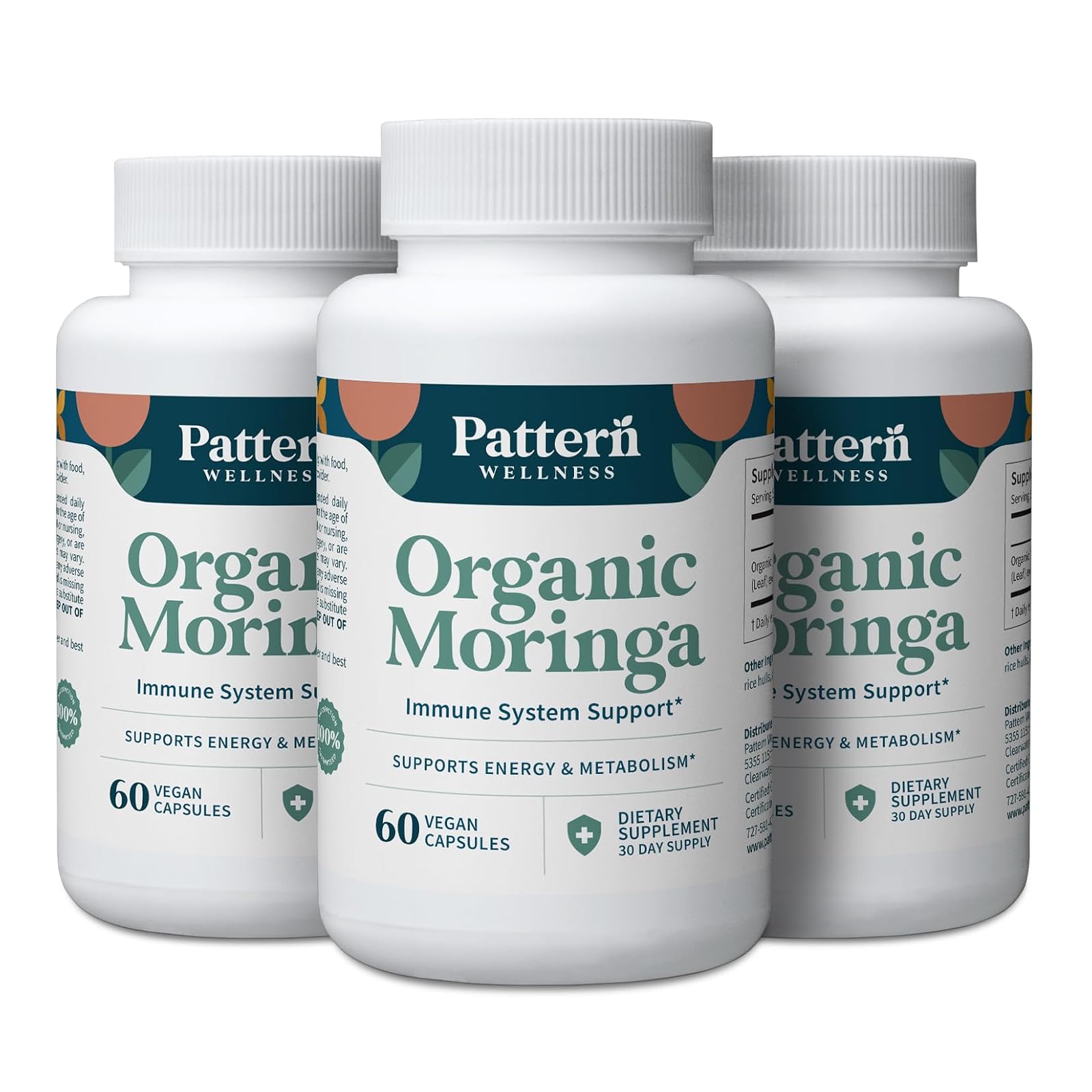 organic moringa capsules for energy