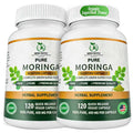 Organic Moringa capsules for energy