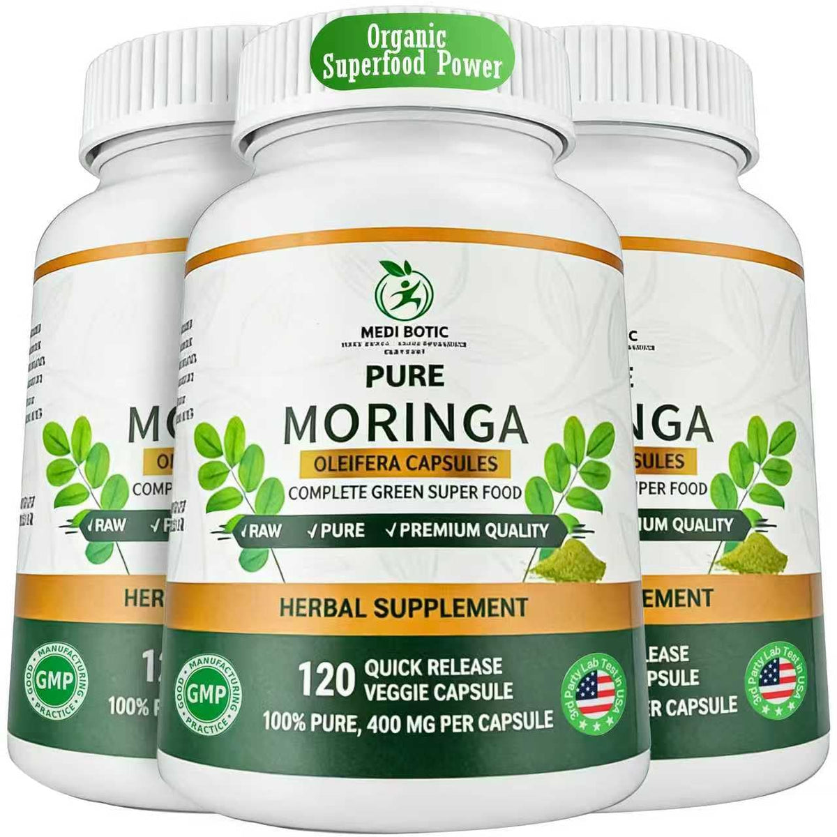 organic moringa capsules for energy