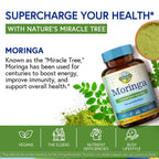 Organic Moringa capsules for nutrition