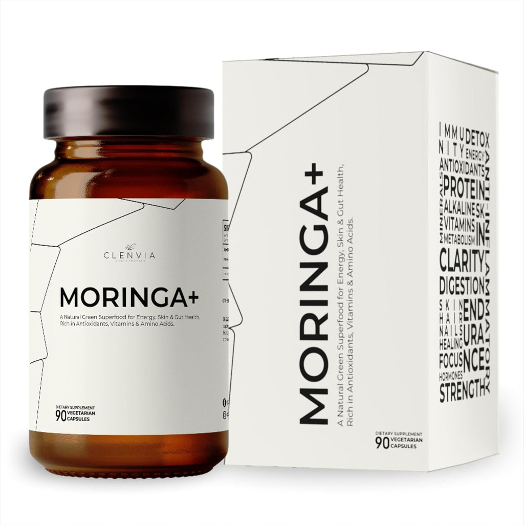 Organic Moringa capsules for wellness