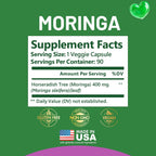 organic moringa capsules for wellness