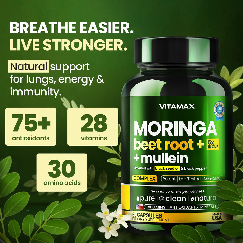 organic moringa capsules for wellness