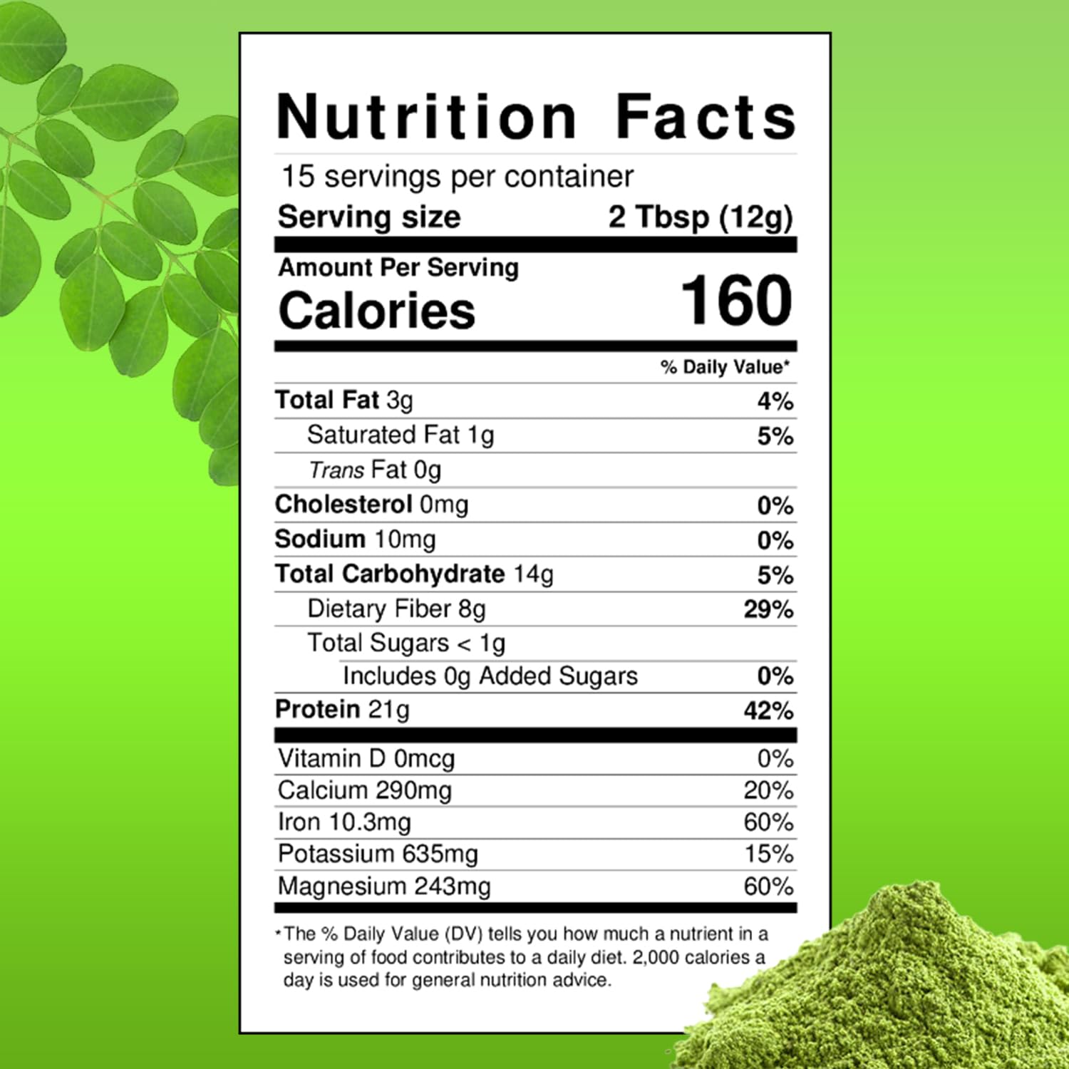 organic moringa for a balanced diet