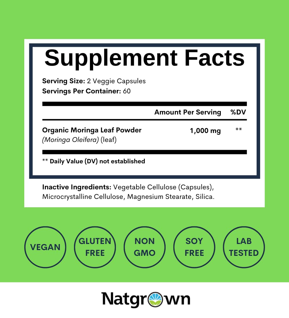 Organic Moringa for daily nutrition