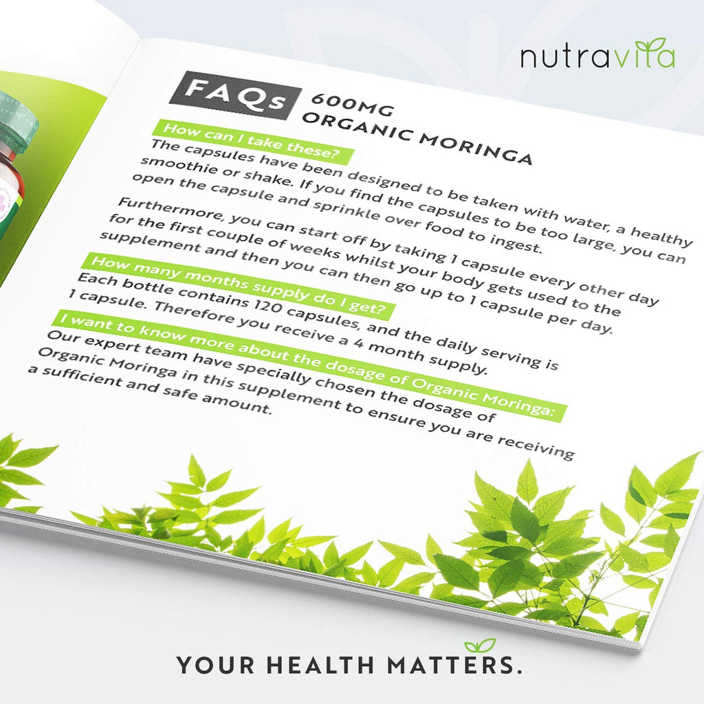 organic moringa for immune support