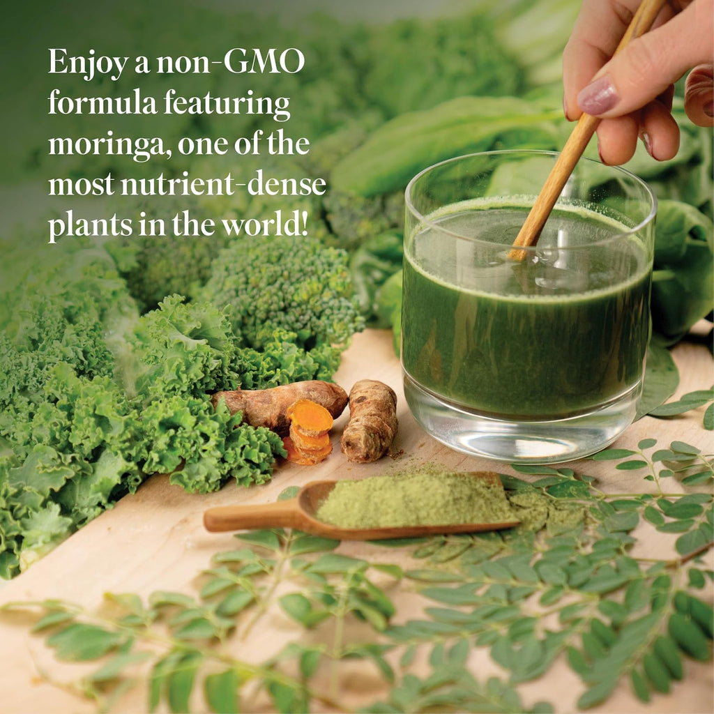 organic moringa greens for energy boost
