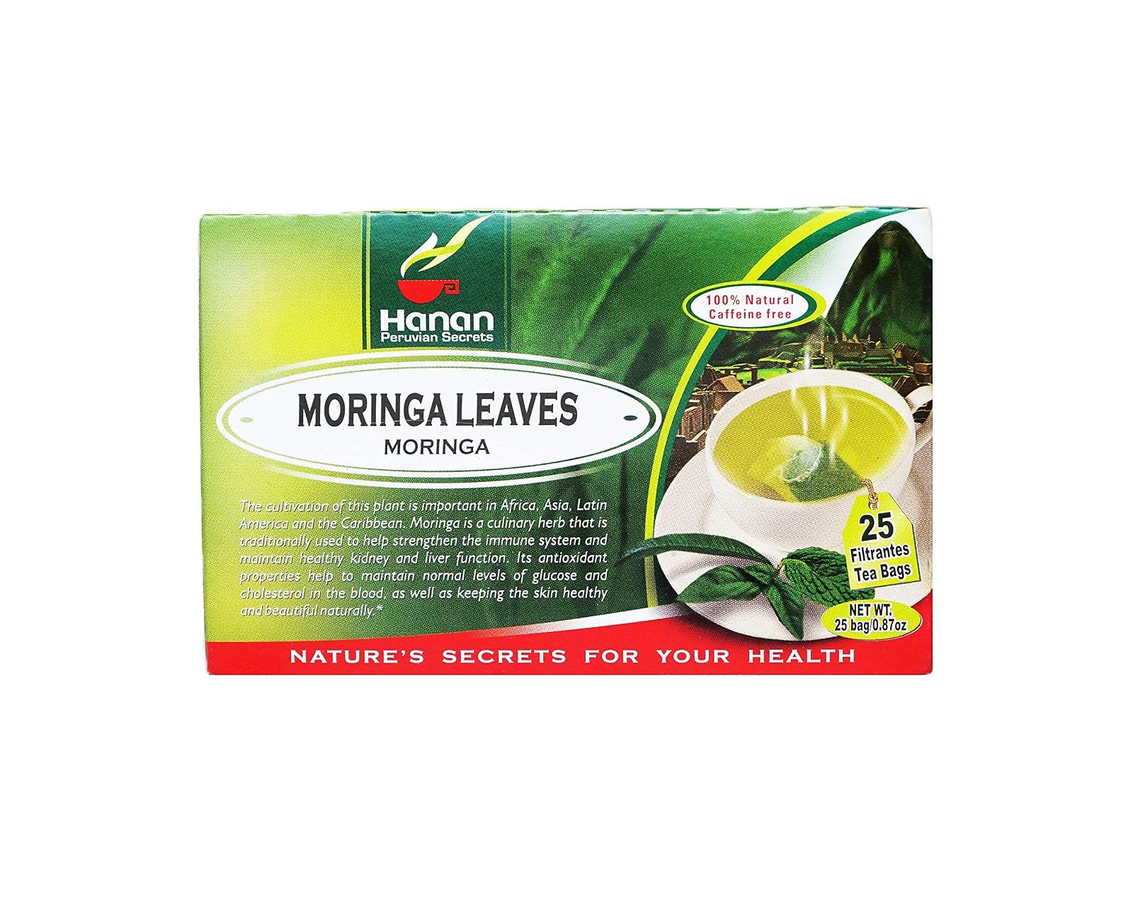 Organic Moringa herbal tea blend