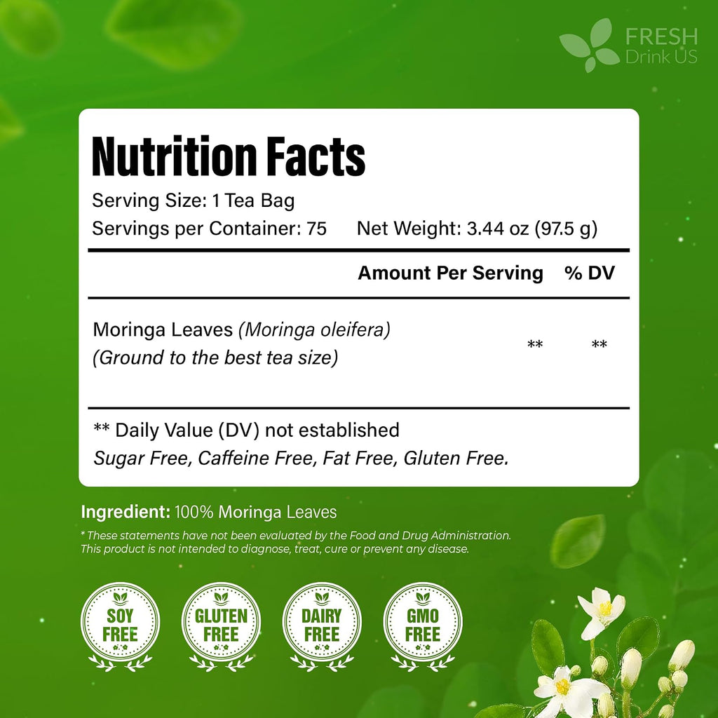 organic moringa herbal tea