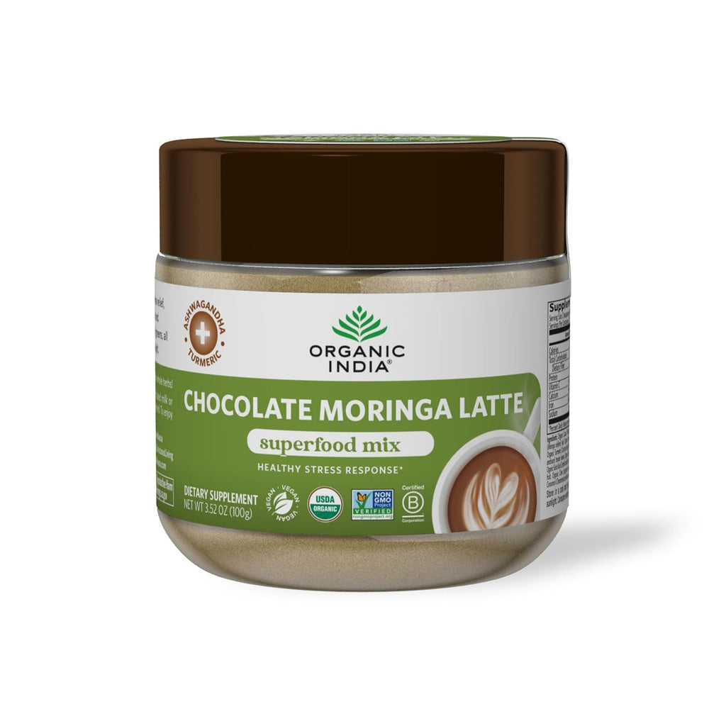 organic moringa latte powder