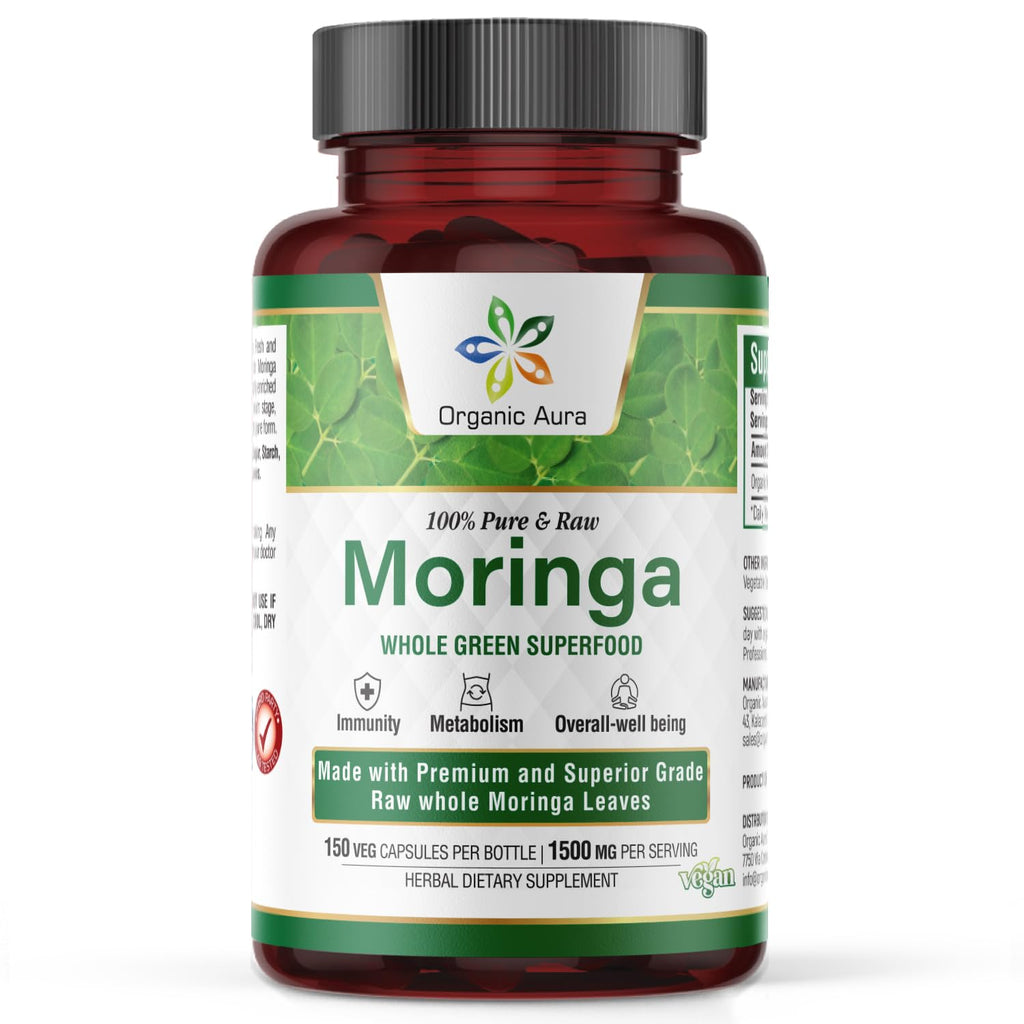 organic moringa leaf capsules
