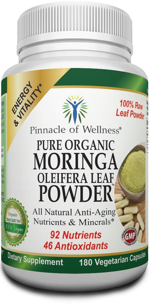 organic moringa leaf capsules