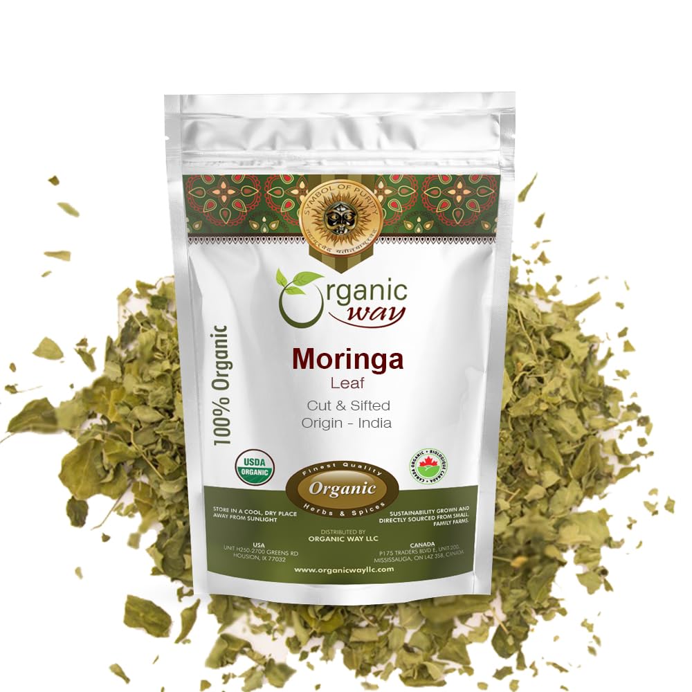 Organic Moringa leaf cut benefits