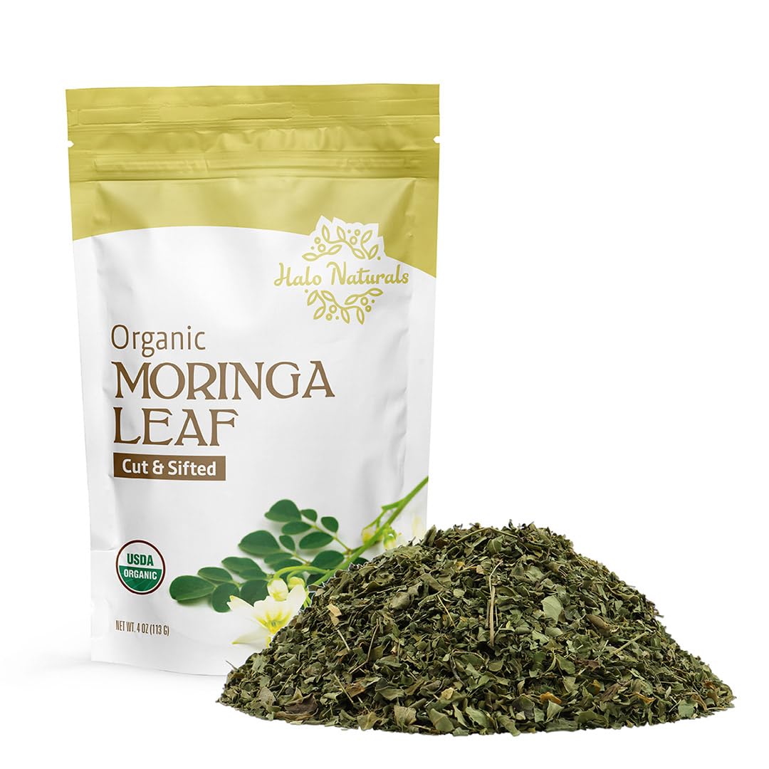 organic moringa leaf cut sifted