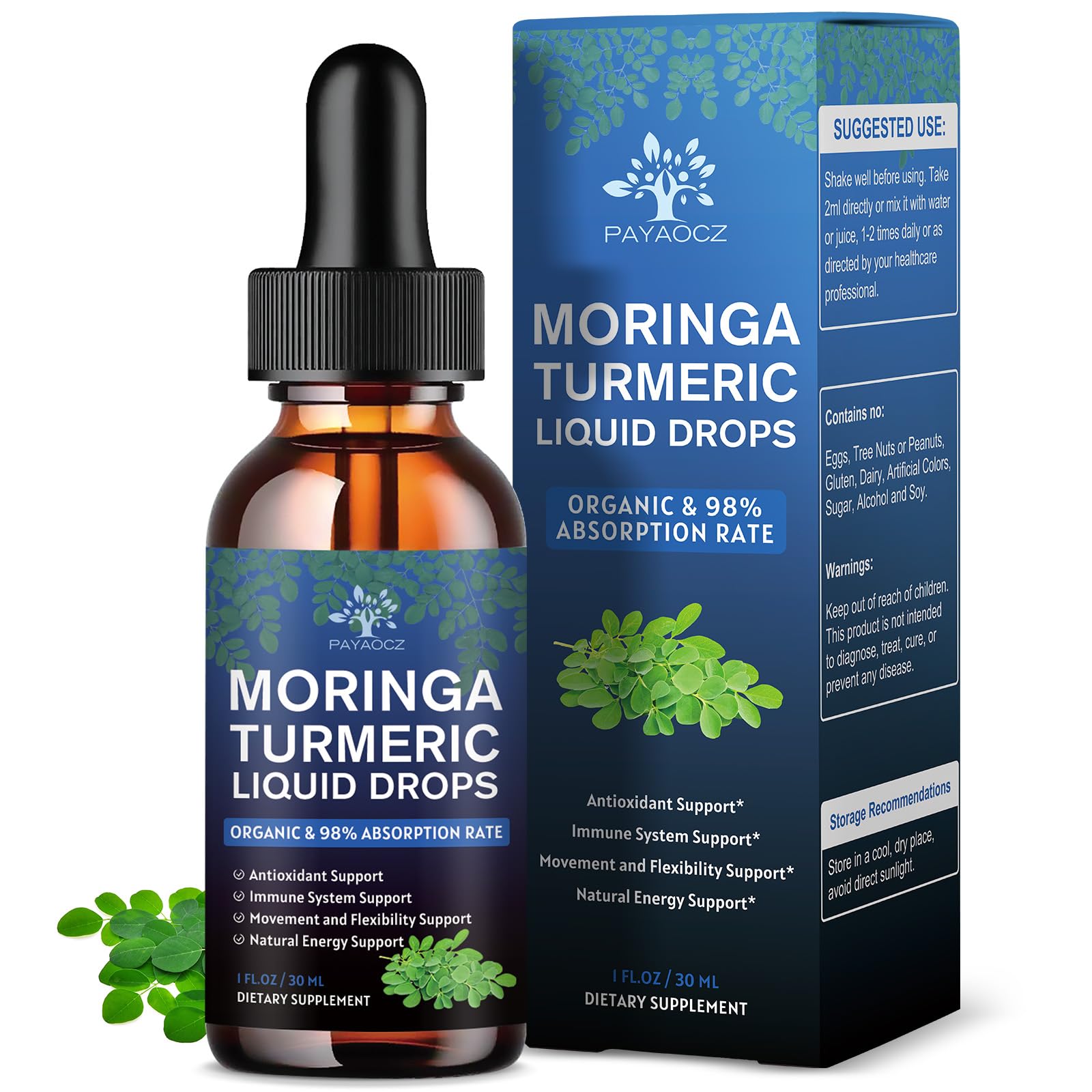 organic moringa leaf extract benefits