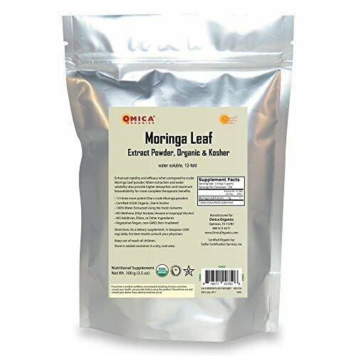 organic moringa leaf extract powder