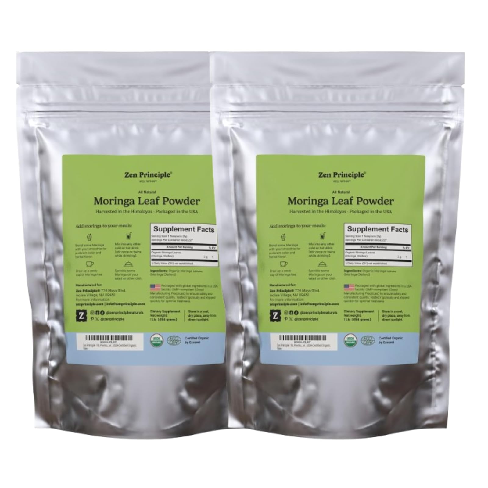 organic moringa leaf powder benefits