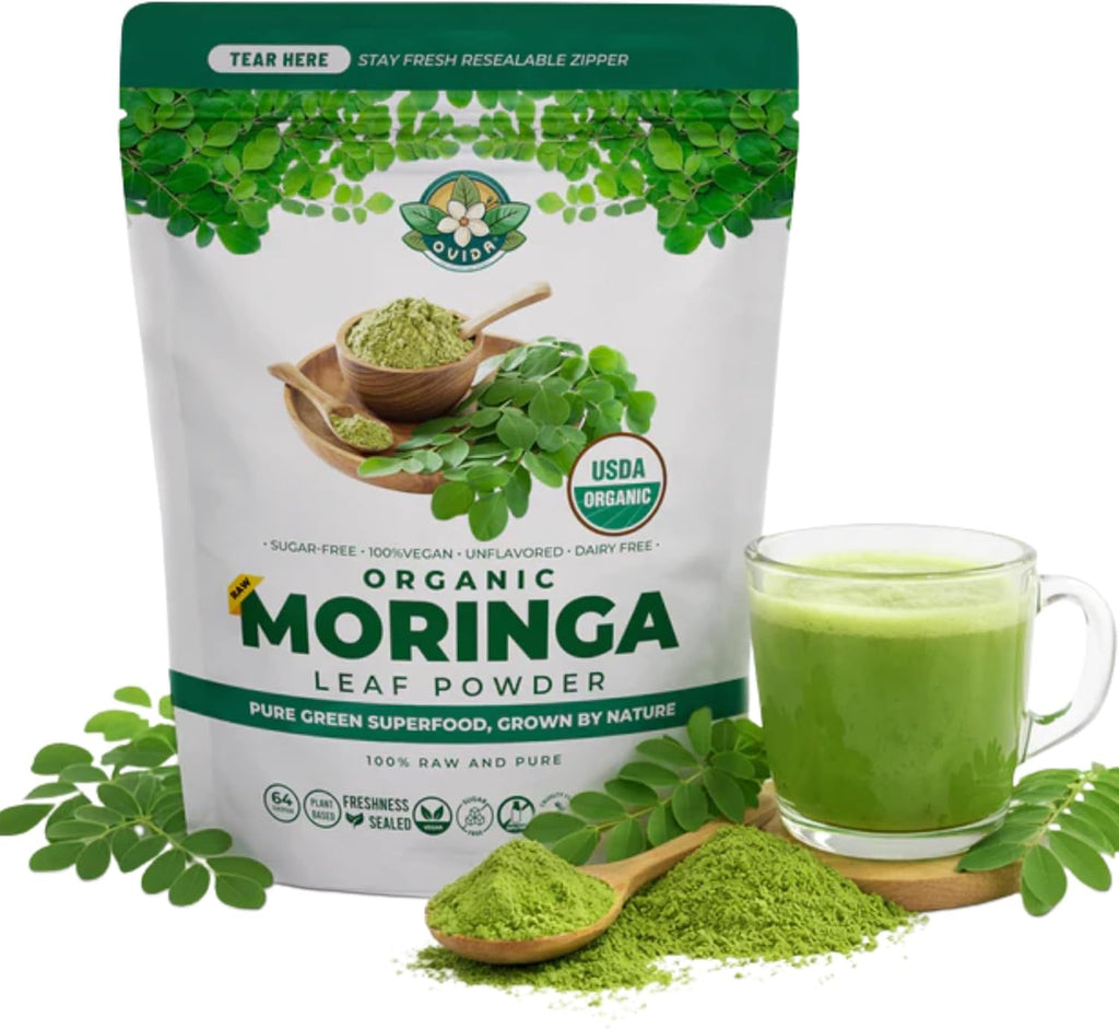 organic moringa leaf powder benefits
