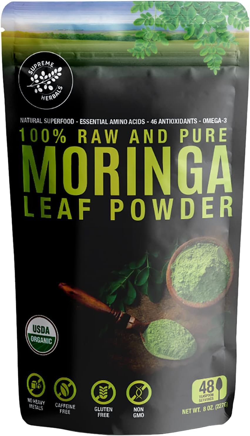 organic moringa leaf powder benefits