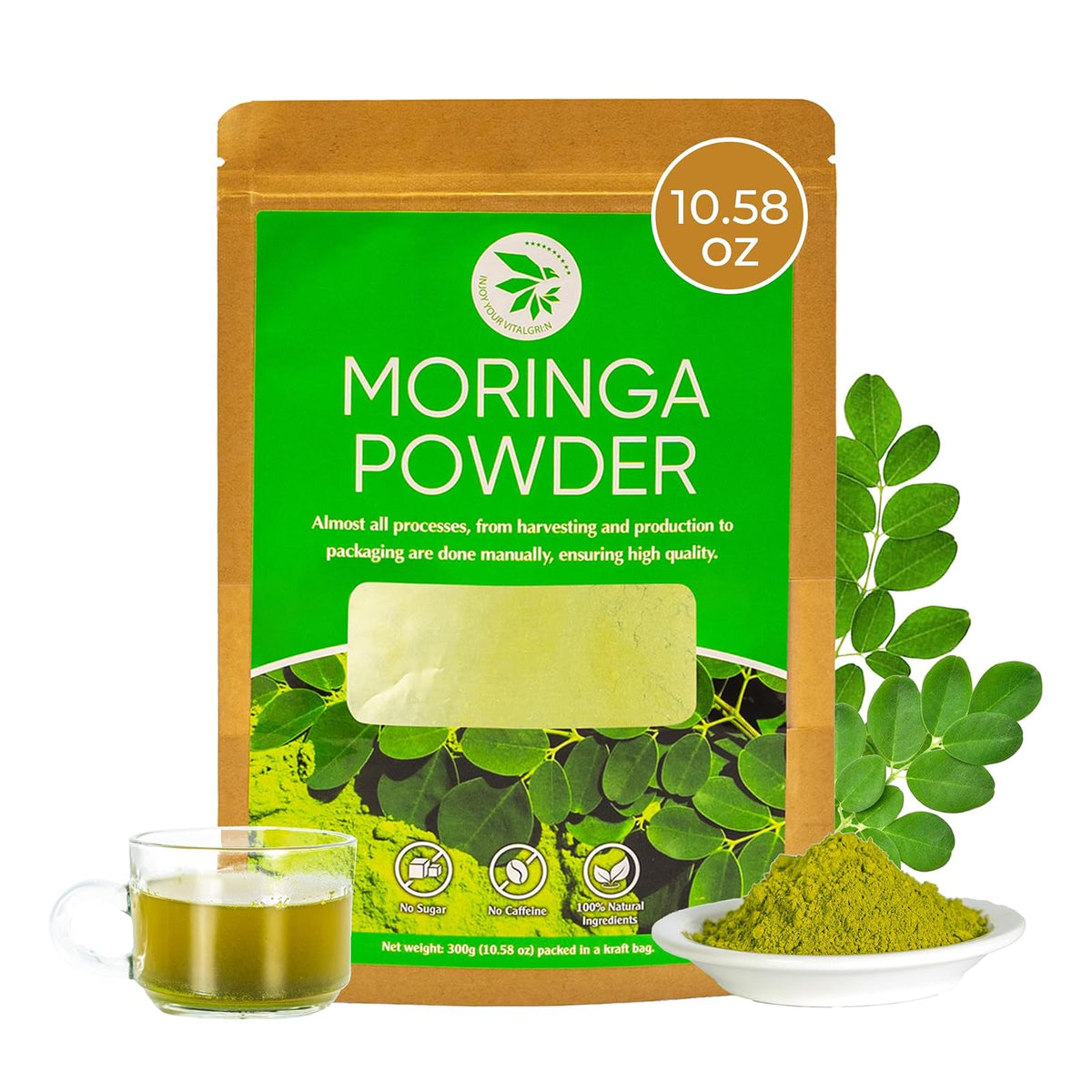organic moringa leaf powder benefits