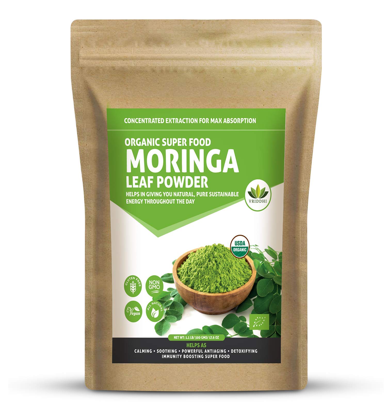 organic moringa leaf powder benefits