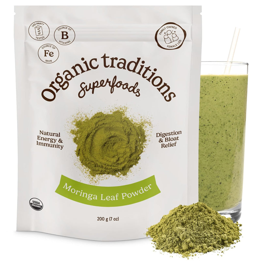 organic moringa leaf powder benefits