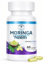 organic moringa leaf powder capsules