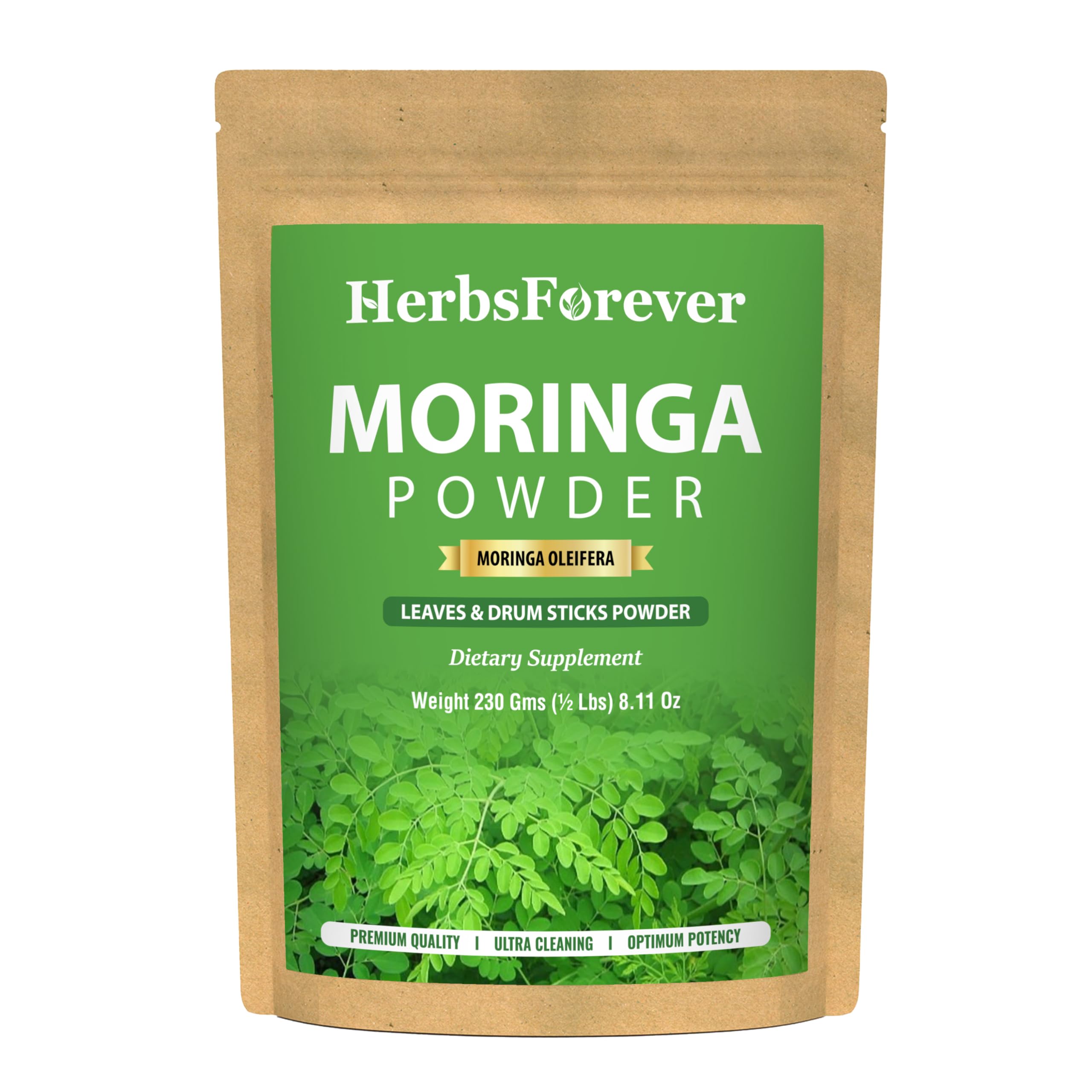 organic moringa leaf powder