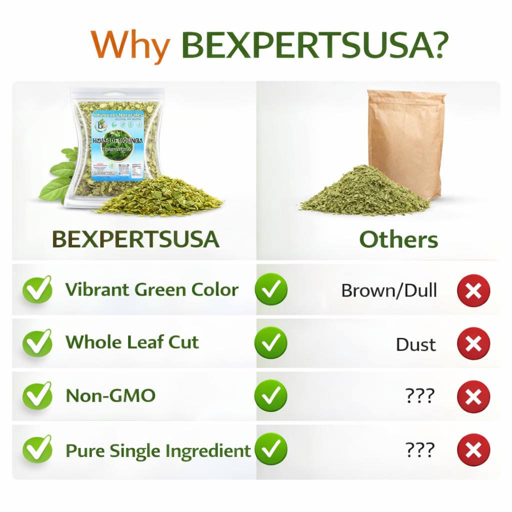 organic Moringa leaf tea experience