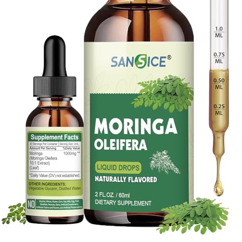 organic moringa liquid drops benefits