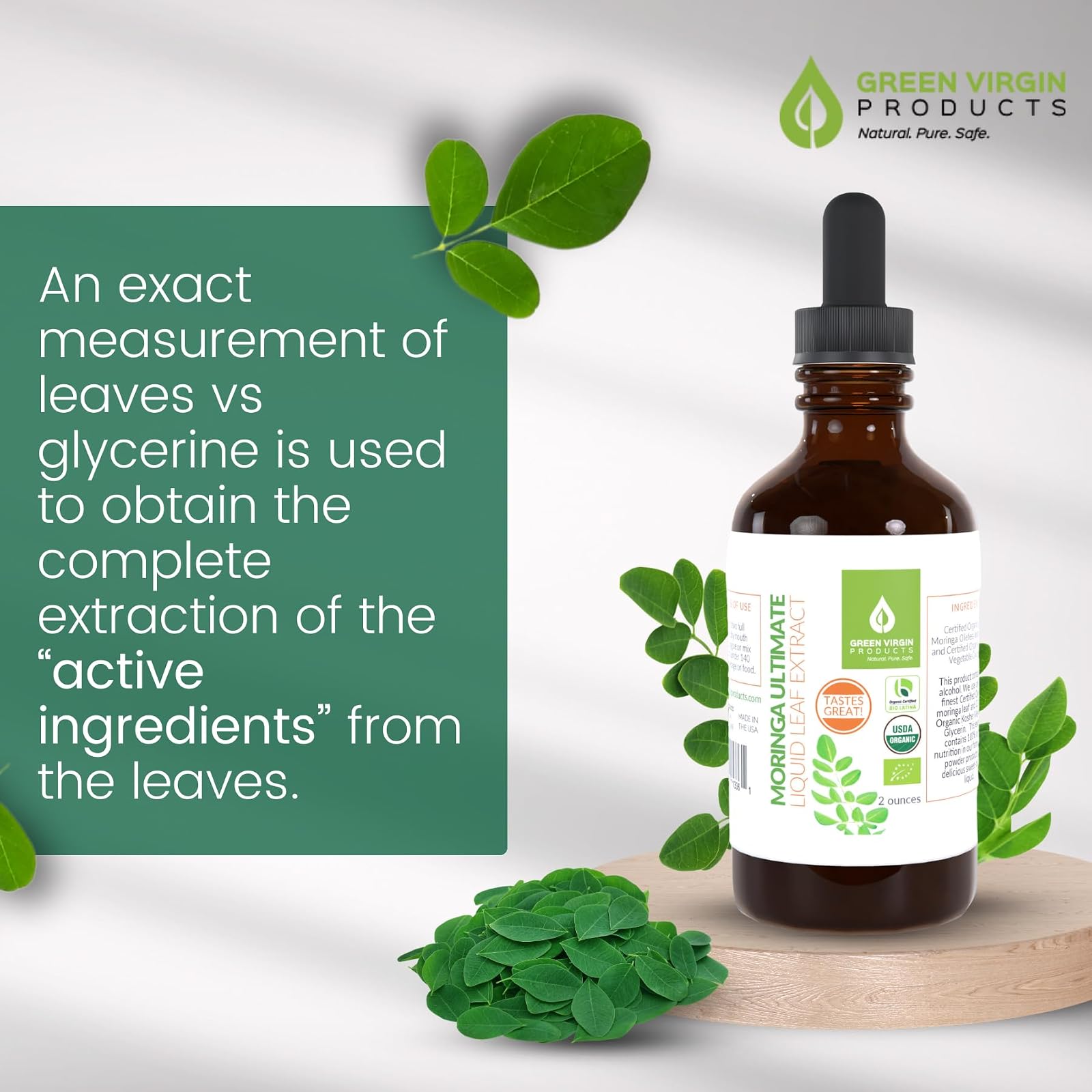 organic moringa liquid for energy