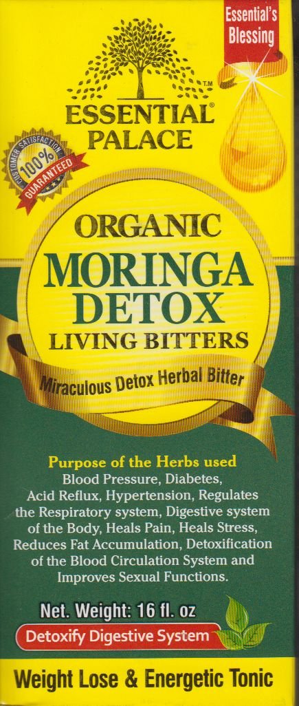organic moringa living bitters benefits