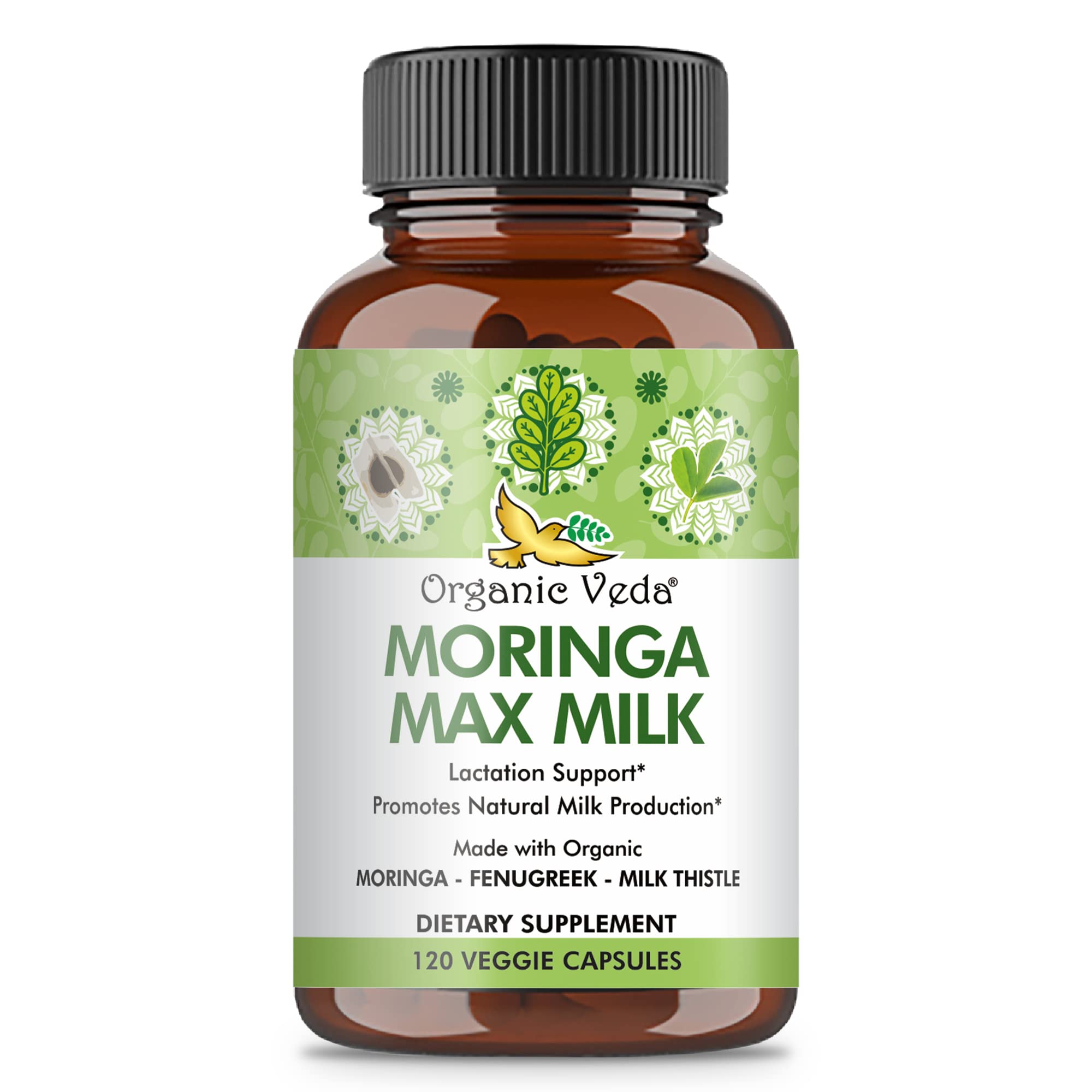 Organic Moringa Max milk thistle supplement