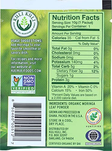 organic moringa powder for energy