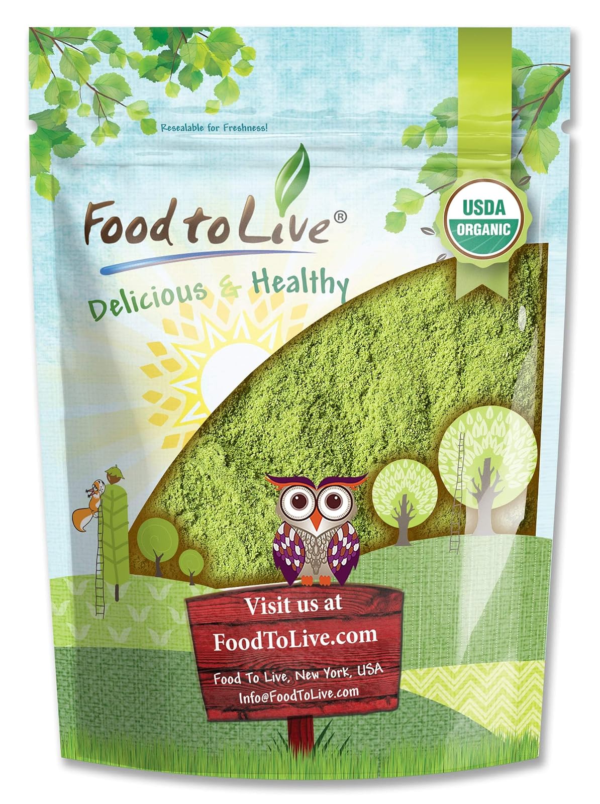 Organic Moringa powder for smoothies