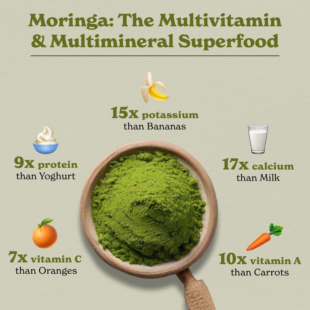 organic moringa powder for vitality