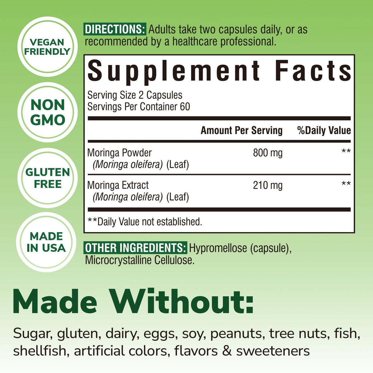organic moringa powder for wellness
