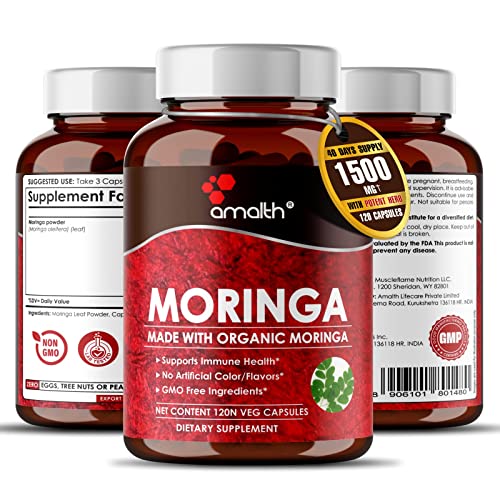 Organic moringa powder for wellness