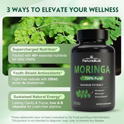 Organic moringa powder health benefits