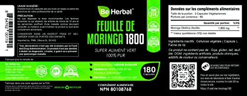organic moringa supplement for vitality