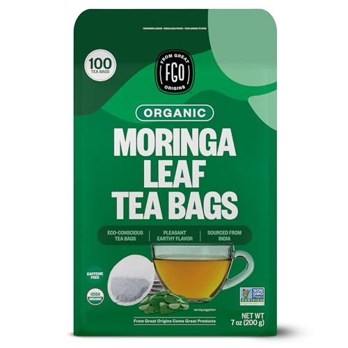organic moringa tea bags