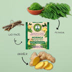 Organic Moringa tea for energy boost
