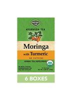 organic moringa tea with turmeric