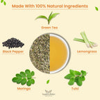 organic Moringa Tulsi green tea benefits