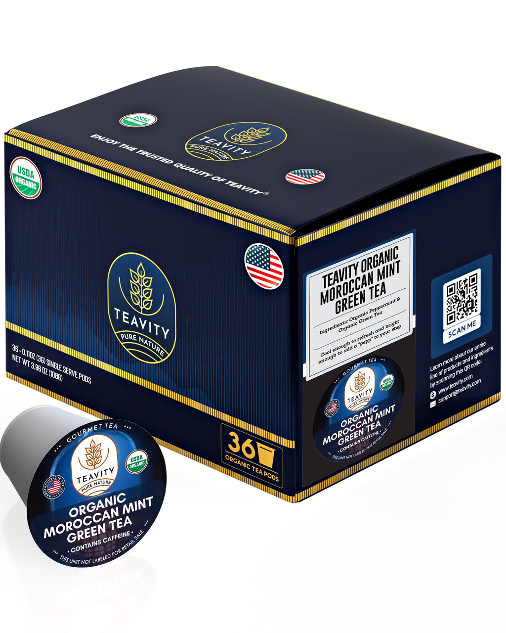 organic Moroccan mint tea samplers