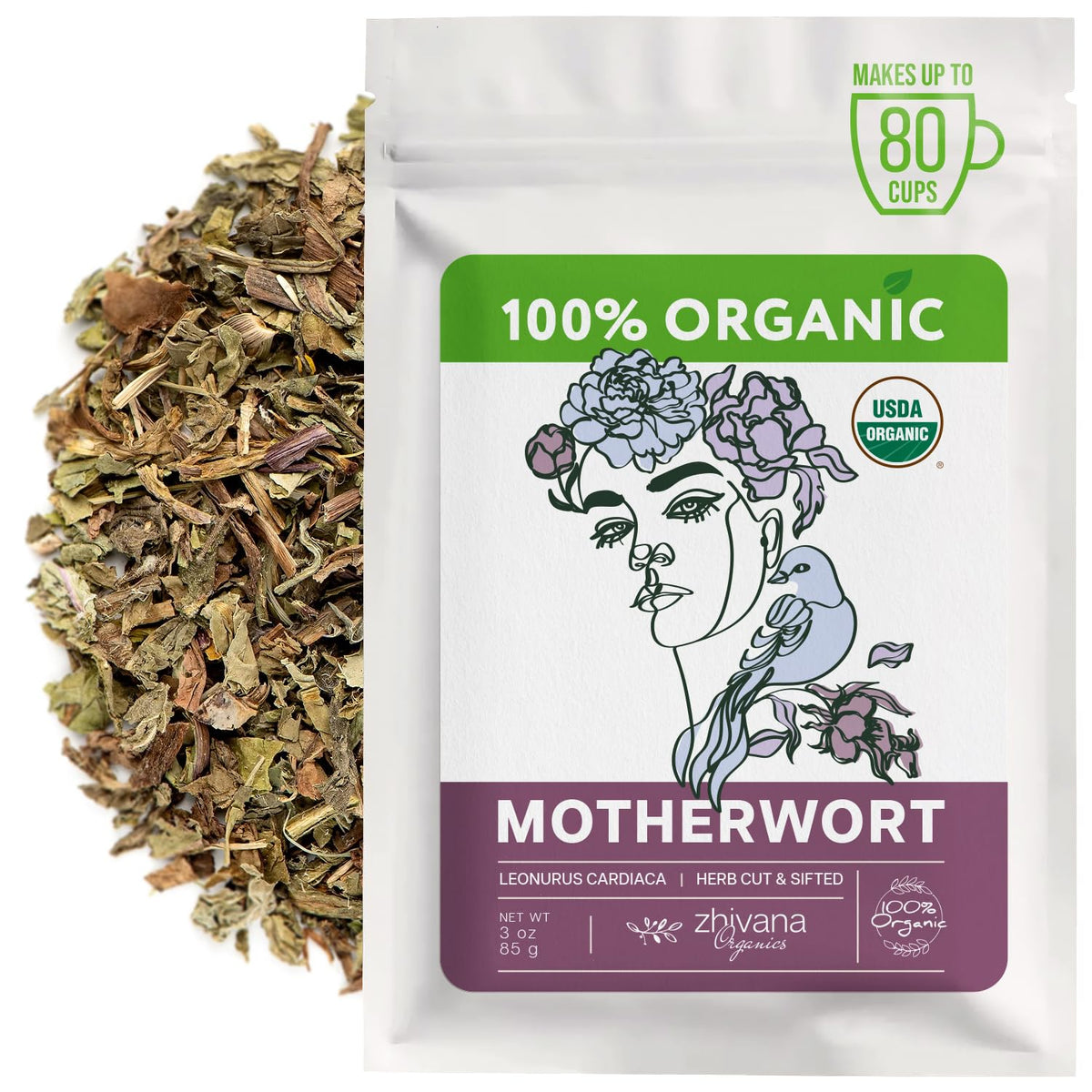 organic motherwort herb loose leaf