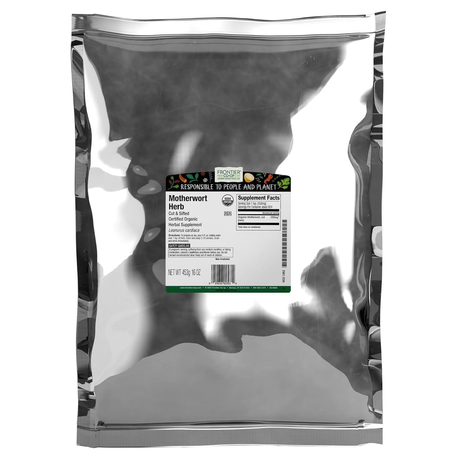 organic motherwort herbal tea blend