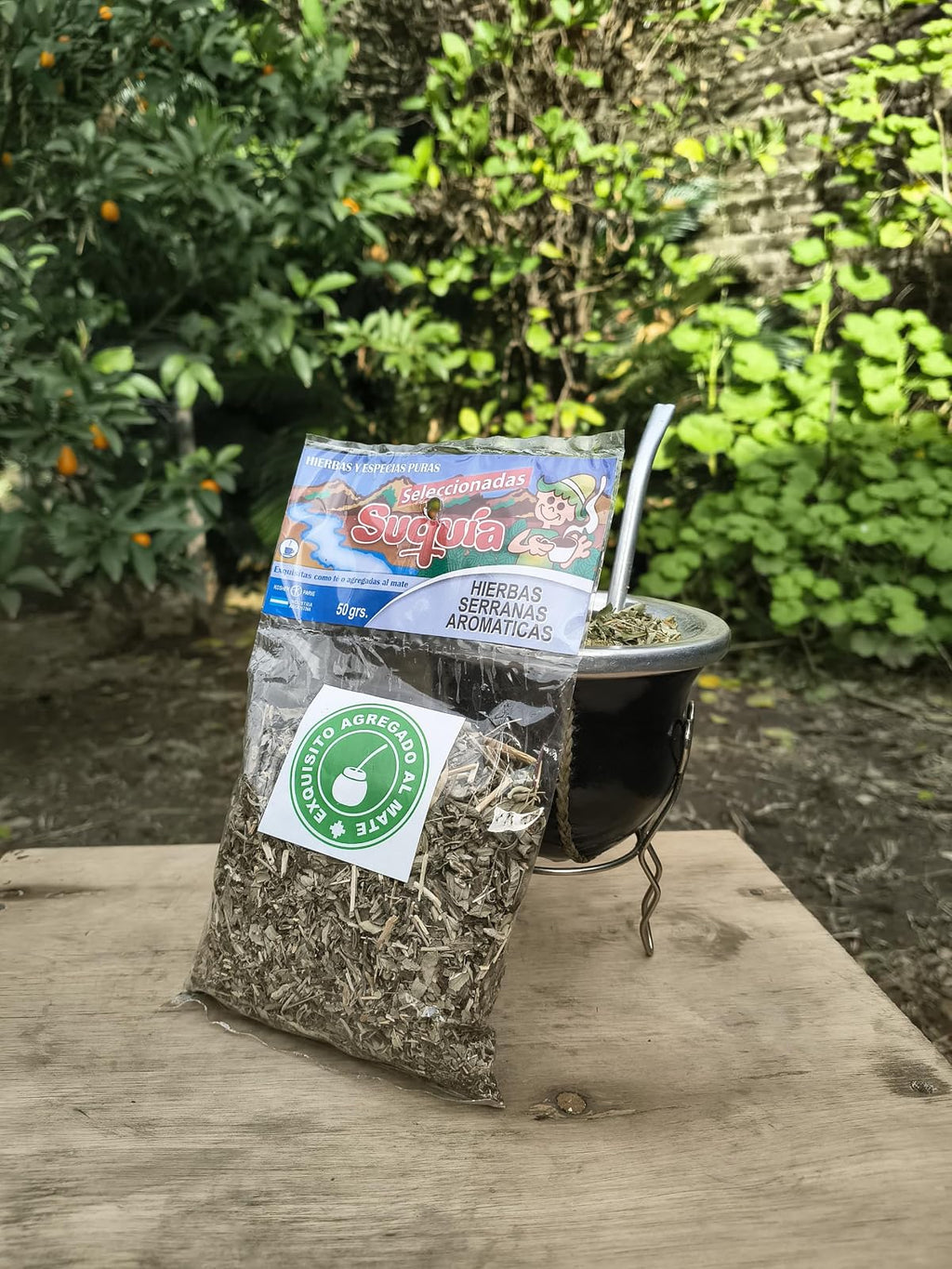 Organic mountain herbs herbal infusion