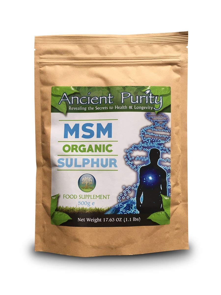 organic msm sulphur powder for joints