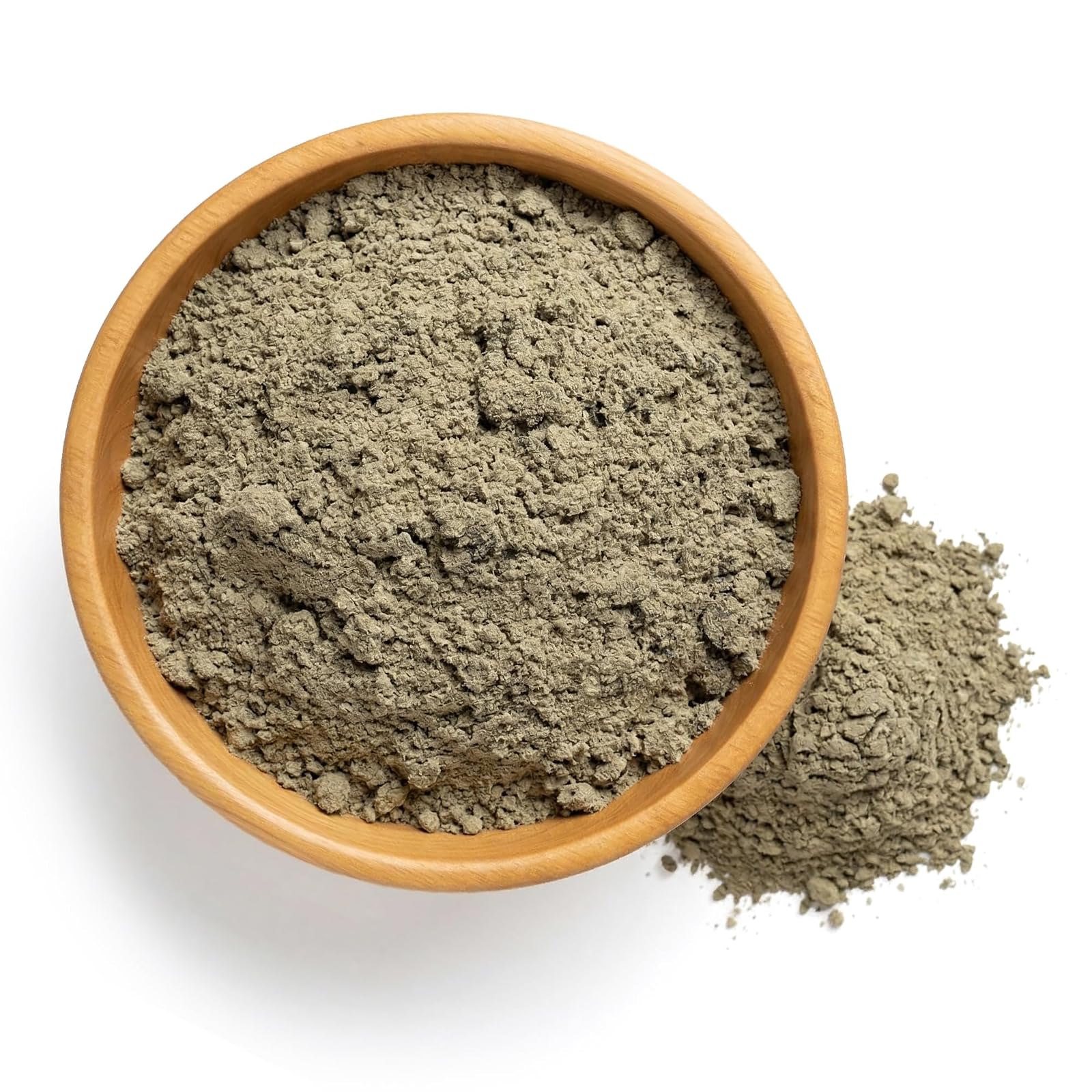 Organic mugwort herbal infusion